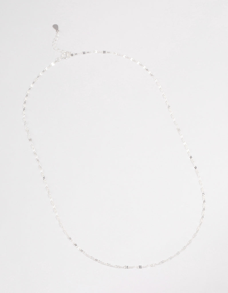 Sterling Silver Infinity Link Chain Necklace - Lovisa