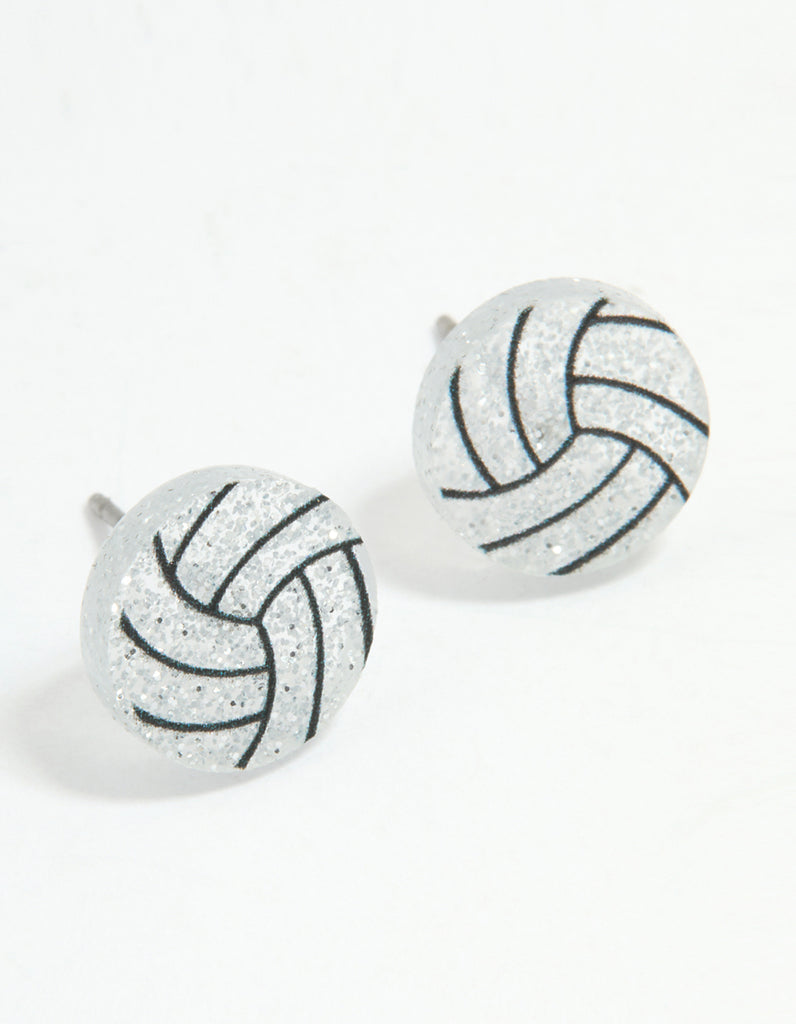 Gold Netball Stud Earrings - Lovisa